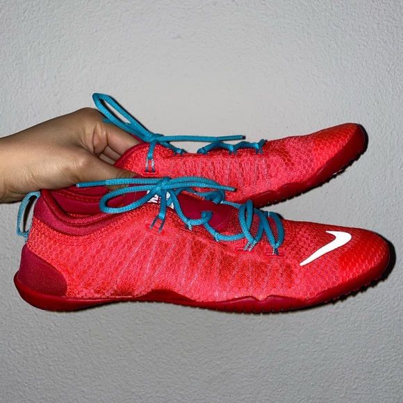 Nike | Shoes | Nike Red And Blue Running Shoes | Poshmark